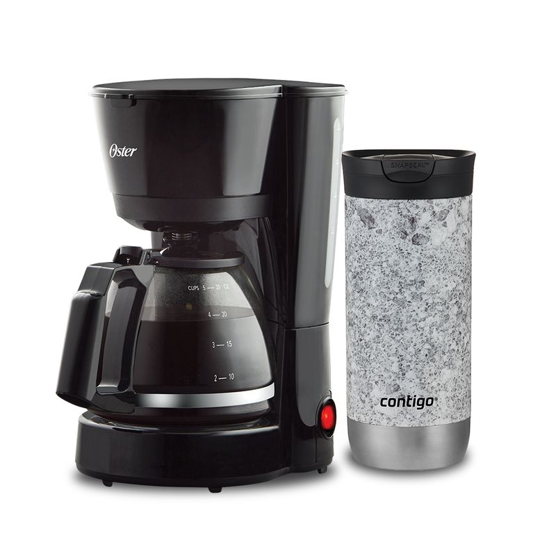Kit Cafetera Oster® de 5 tazas con filtro permanente BVSTDC05 y 1 Mug ...