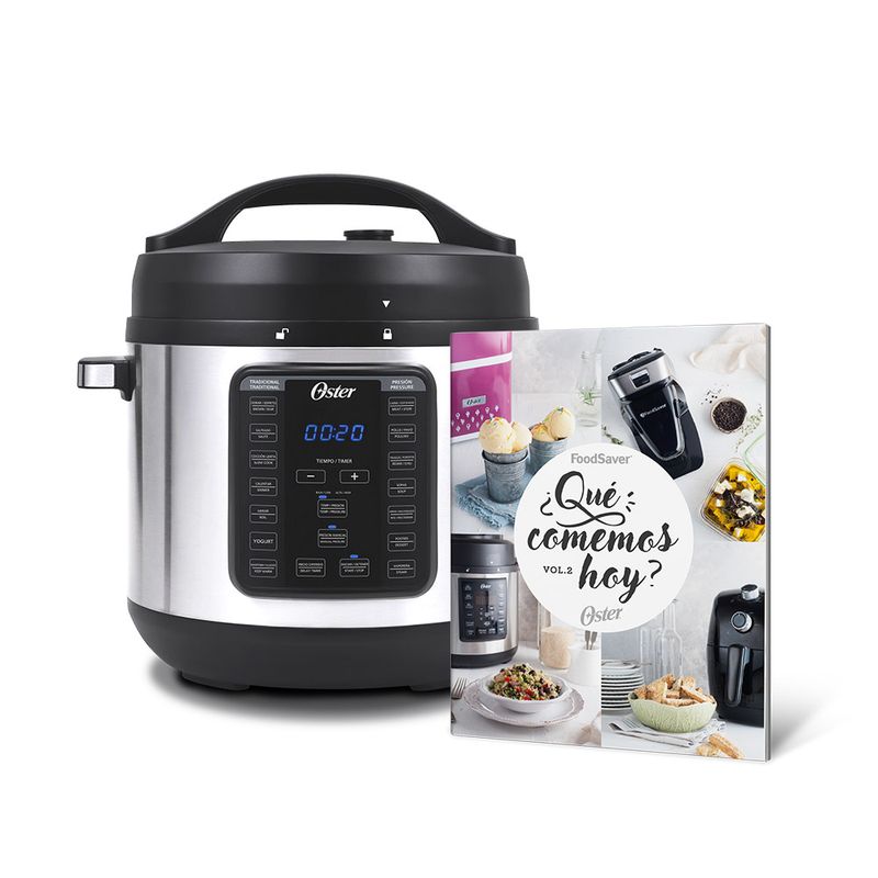 Kit Sellador al vacío FoodSaver® y Multi-olla rápida XL Oster® 7,5 litros y 14 funciones - Oster ...