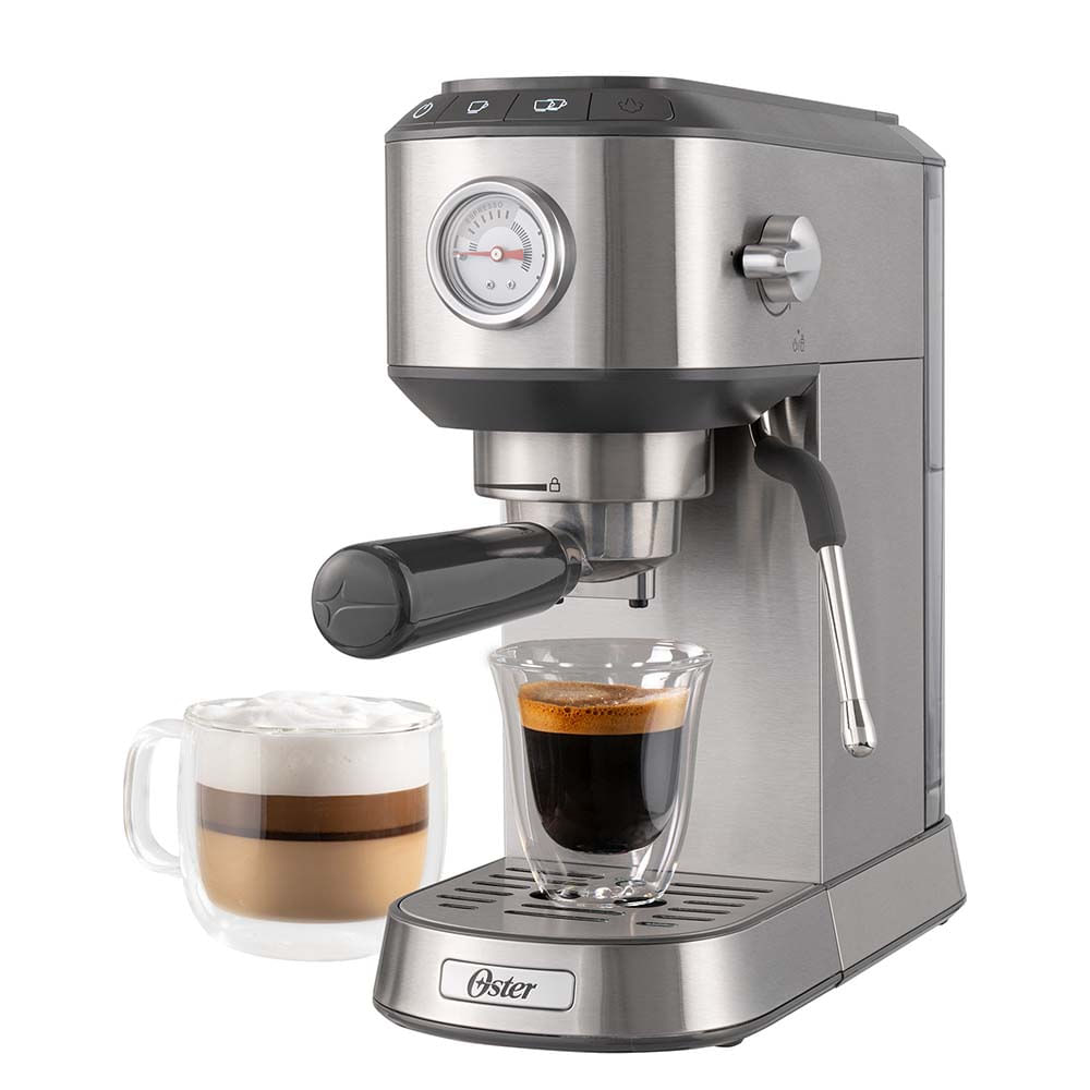 Kit Cafetera compacta de espresso Oster® BVSTEM7200 y Molinillo de café ...