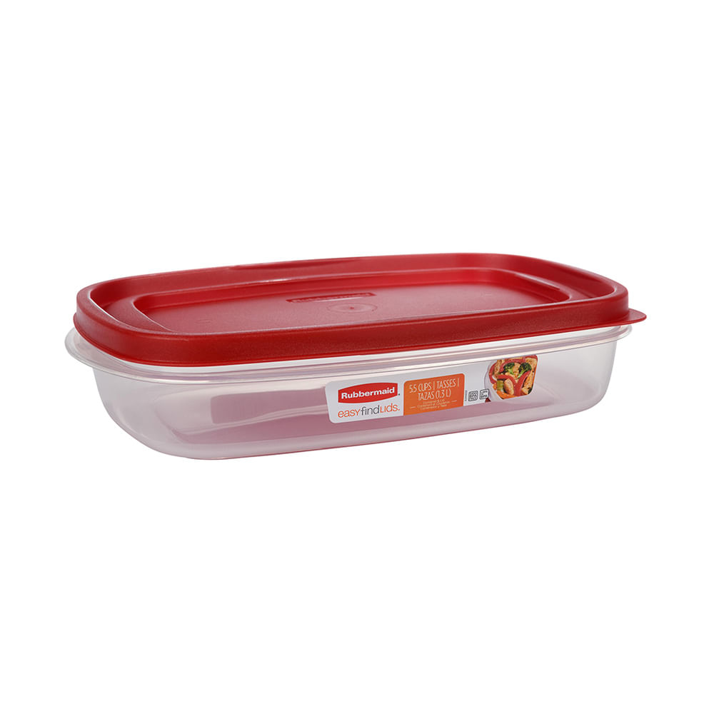 Hermético Rubbermaid Easy Find Lids Rectangular 1,3lts