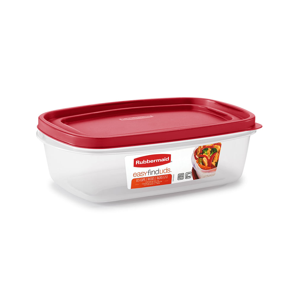 Hermético Rubbermaid Easy Find Lids Rectangular 2,0lts
