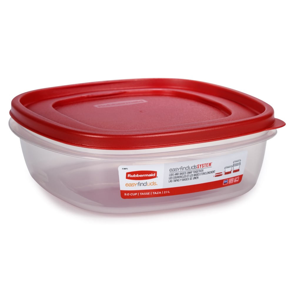 Rubbermaid Hermético Easy Find Lids 2,1lt, set 6 unidades - Oster Chile